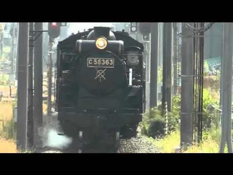 秩父鉄道SL C58363 と JR高崎線 並走区間 - YouTube