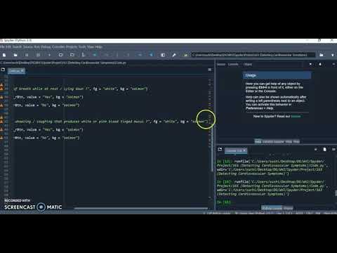 Darsh Garg / Project - 163 (Detecting Cardiovascular Symptom) / WhiteHat Jr / Python Coding ...