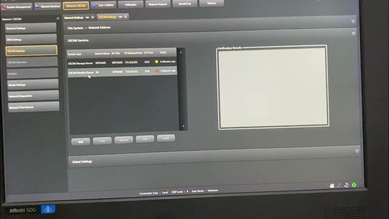 Setting dicom usg Philips ke orthanc pacs - YouTube
