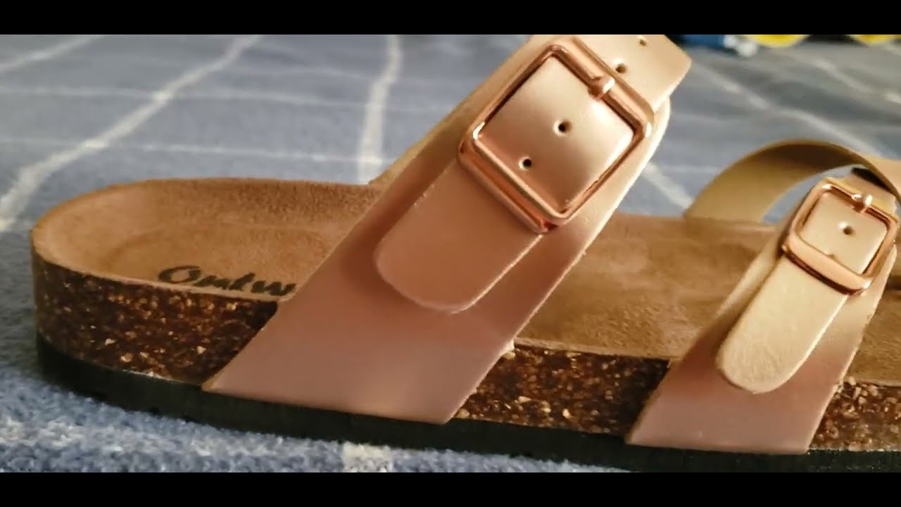 Outwoods sandals (Rose Gold) - YouTube