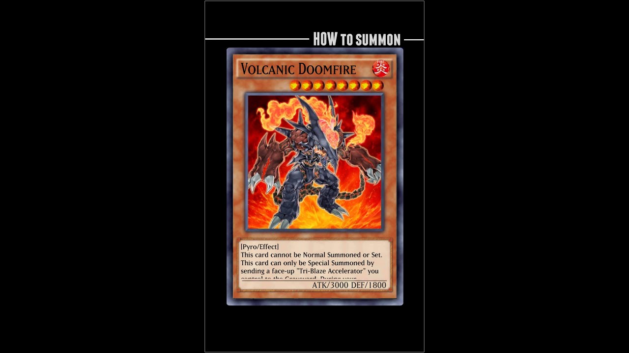 Yugioh Duel Links - HOW to summon Volcanic Doomfire? - YouTube