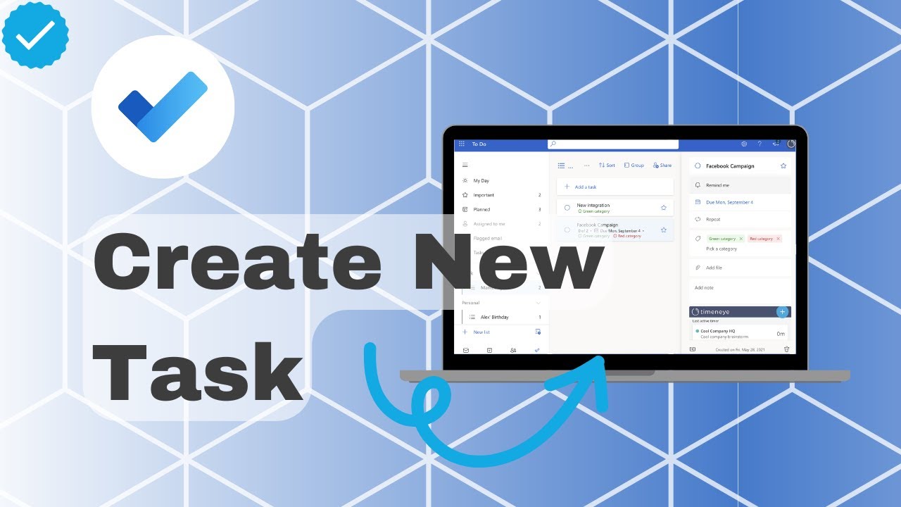 How To Create New Task On Microsoft To-Do? - YouTube