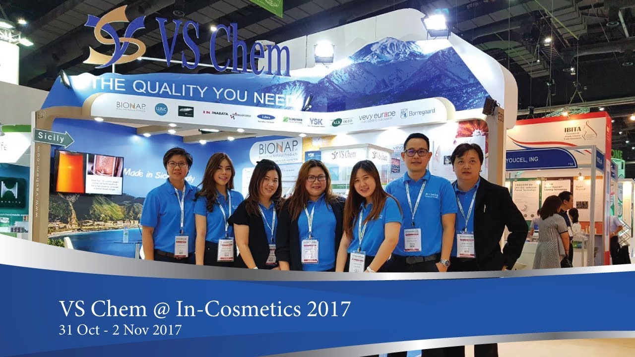 VS Chem @ In-Cosmetics 2017 - YouTube