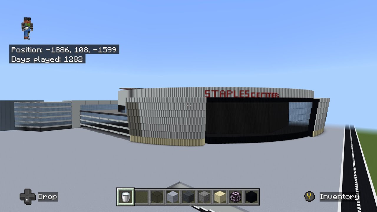 Staples centre minecraft arena - YouTube