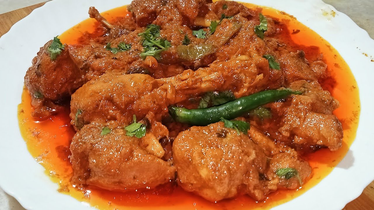 Red Chicken Hyderabadi | Hyderabadi Shadiyon wali Red Chicken ki Recipe ...