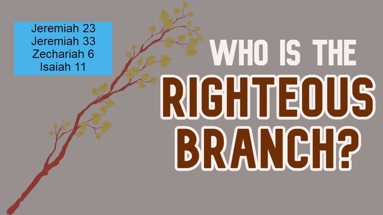 Who Is The RIGHTEOUS BRANCH - YouTube