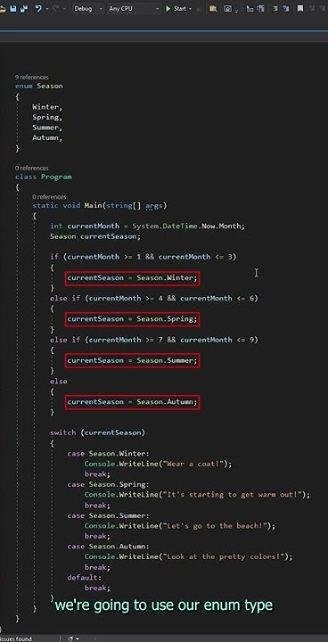 How To Use Enums In C# - #Shorts - YouTube