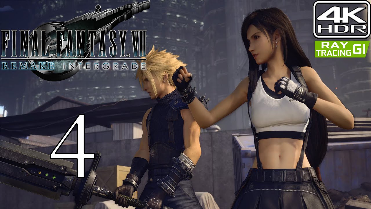 Final Fantasy VII Remake [4K HDR] Modded Walkthrough Part 4 | Saving ...