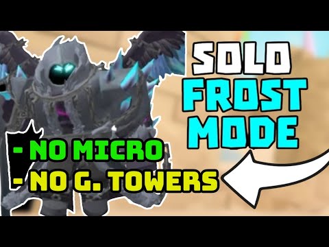 Solo Frost Mode With New Buffed Accelerator | Tower Defense Simulator ...