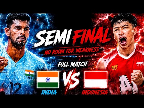 🔥 India vs Indonesia Semi Final | Full Match Highlights | AVC Men's Volleyball Cup 2026