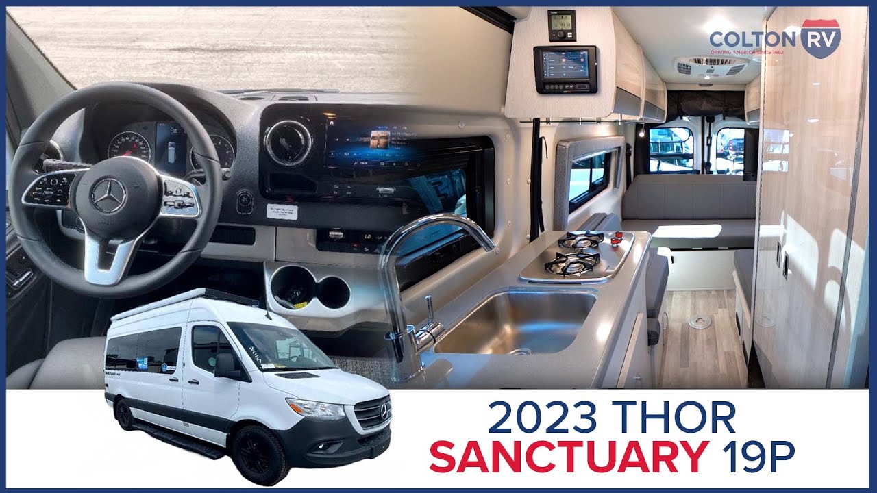 2023 Thor Sanctuary 19P Class B Motorhome Tour - YouTube