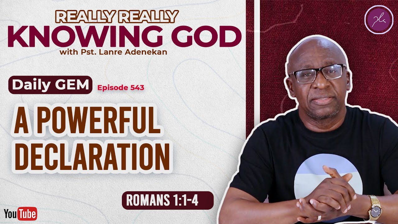 A Powerful Declaration - Daily Devotional - YouTube