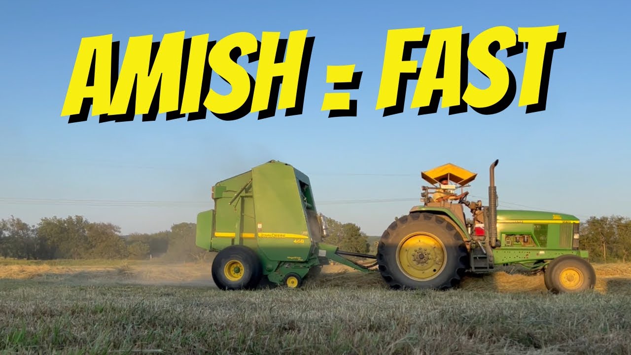 Amish Working In Field