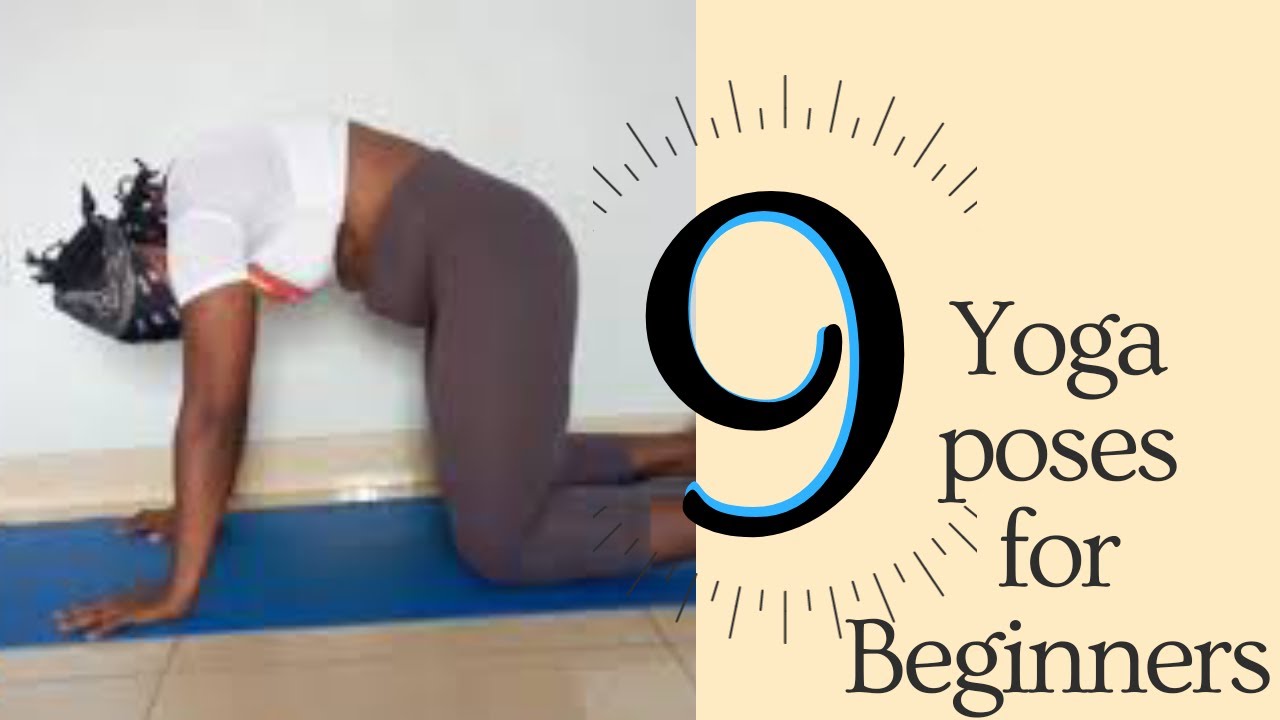 9 SIMPLE YOGA POSES FOR BEGINNERS | ALL ABOUT YOGA - YouTube