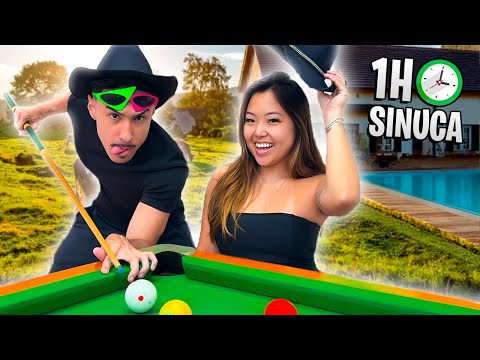 24 HORAS JOGANDO SINUCA NO HOTEL FAZENDA