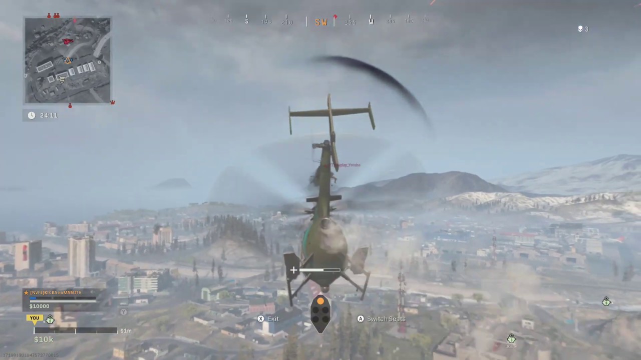 Call of Duty: Warzone Team Wipe with helicopter - YouTube