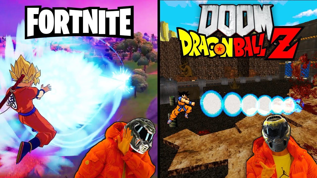 Fortnite Mythic weapon Vs Doom Guy Kamehameha | DOOM mod | Dragon DOOM ...