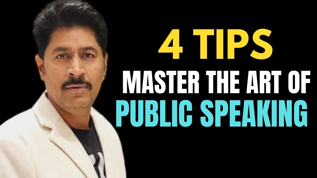 "Master the Art of Public Speaking: 4 Expert Tips!"|HOW TO BECOME ...
