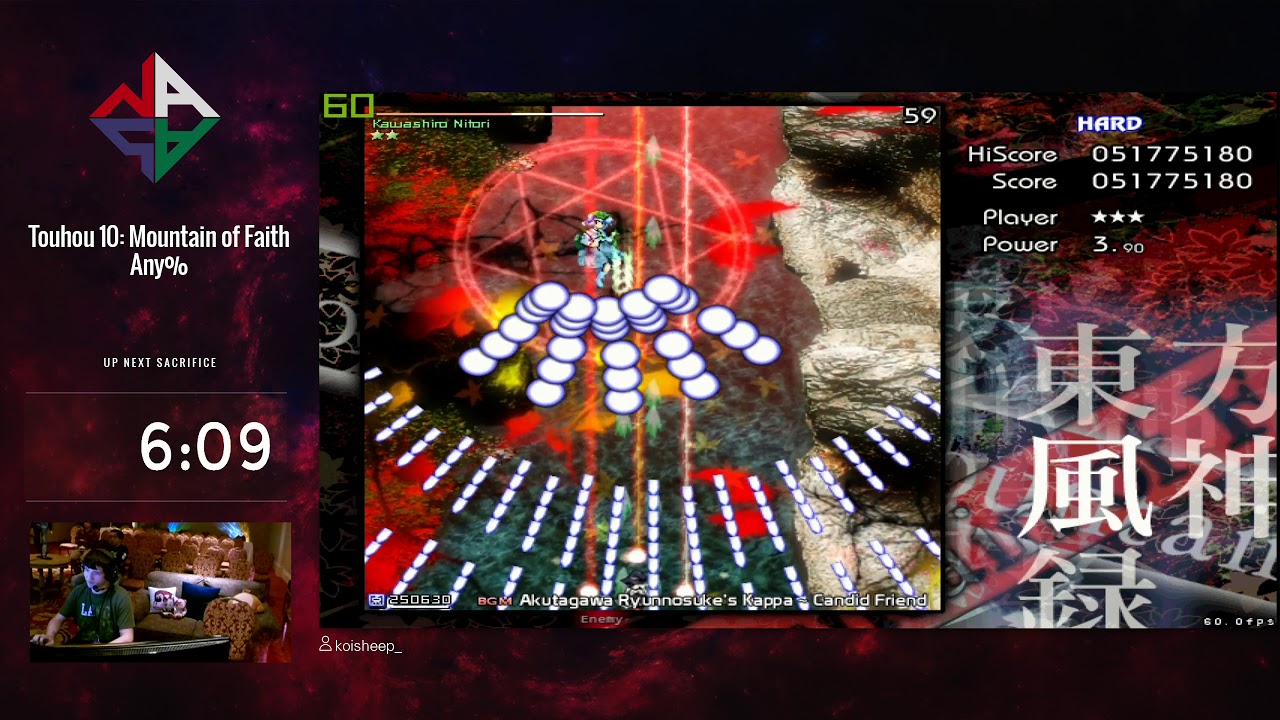 NASA 2018 - Touhou 10: Mountain of Faith Any% by koisheep_ - YouTube