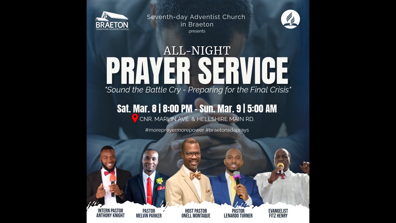All-Night Prayer Service || March 8, 2025 || - YouTube