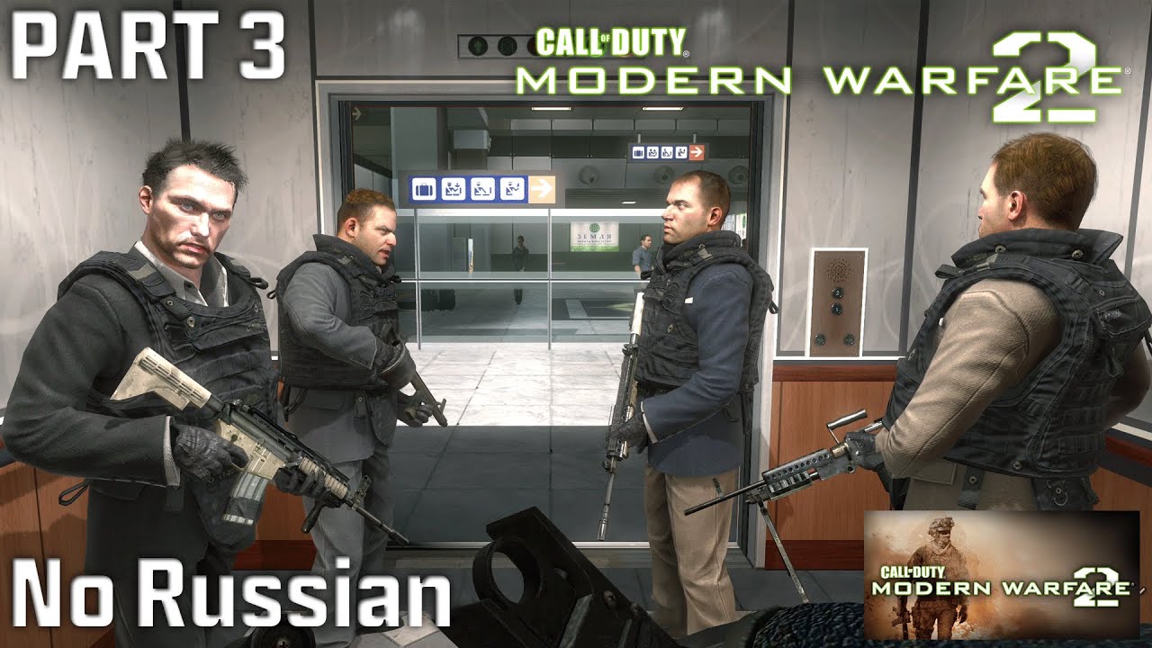 No Russian | Act I | Call of Duty: Modern Warfare 2 (2009) | Part 3 ...