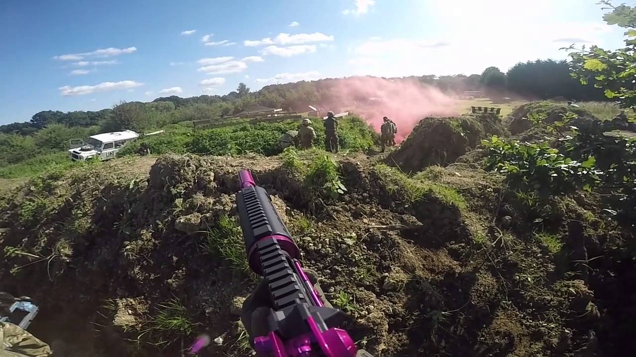 Airsoft Plantation Ambush Game - Gary 6/9/15 - YouTube