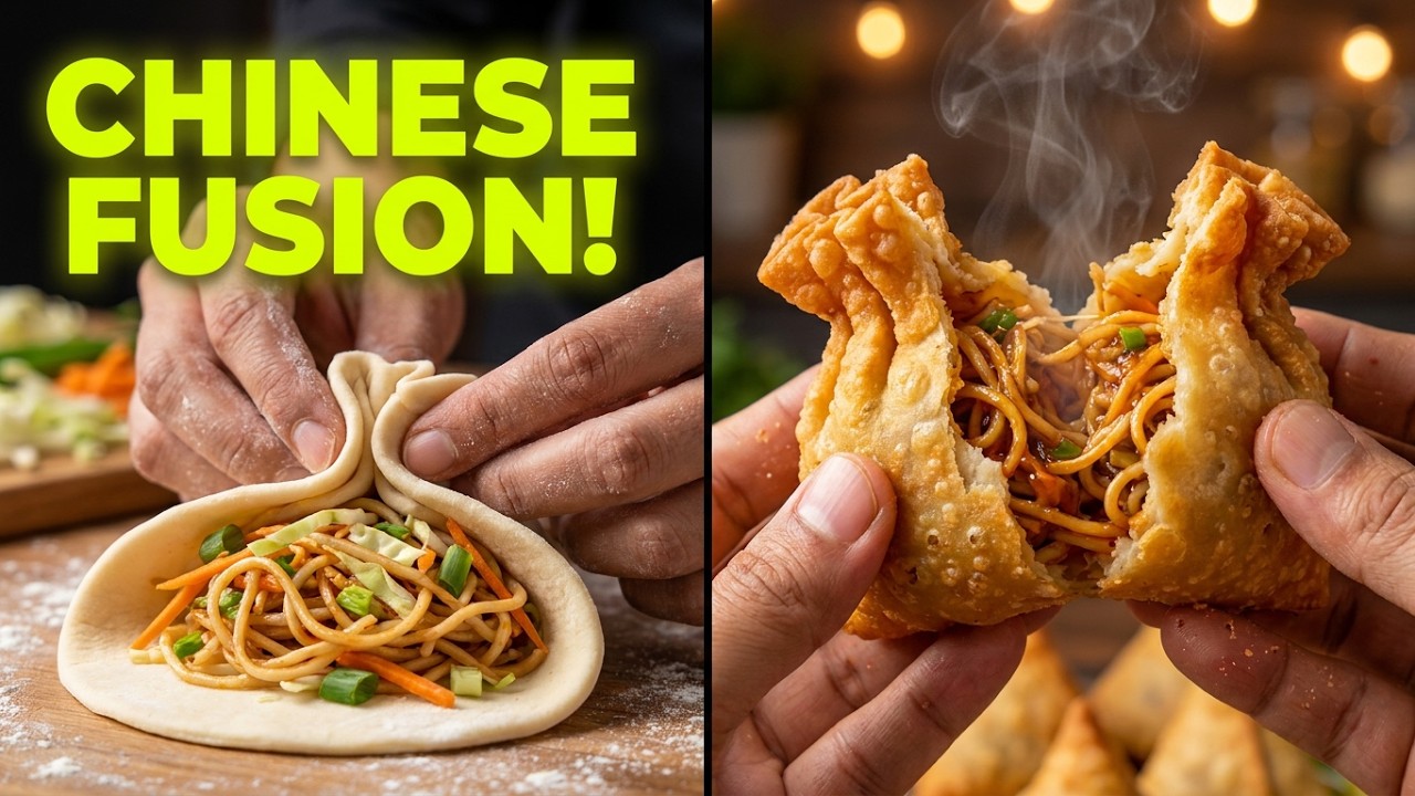 Chinese Potli samosa.#"CHINESE FUSION!"food Indian presents # cooking ...
