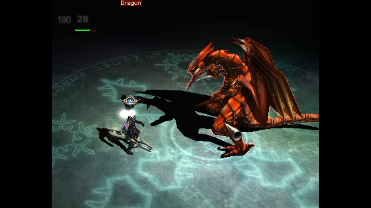 Mu Online Dark Lord Skill FireBurst - YouTube