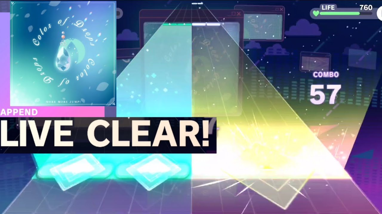 [Project Sekai] Color of Drops APPEND [26] CLEAR - YouTube