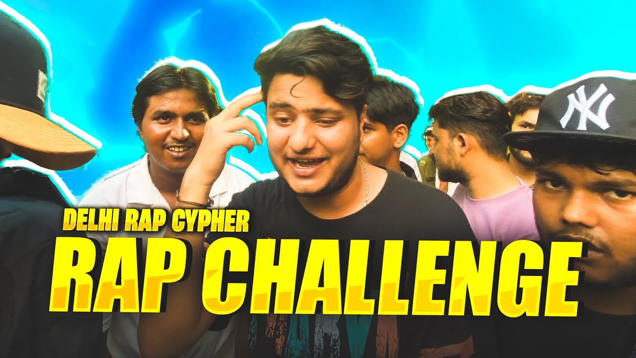 RAP CHALLENGE WITH RAPPERS 🥵 IN PUBLIC DELHI - YouTube