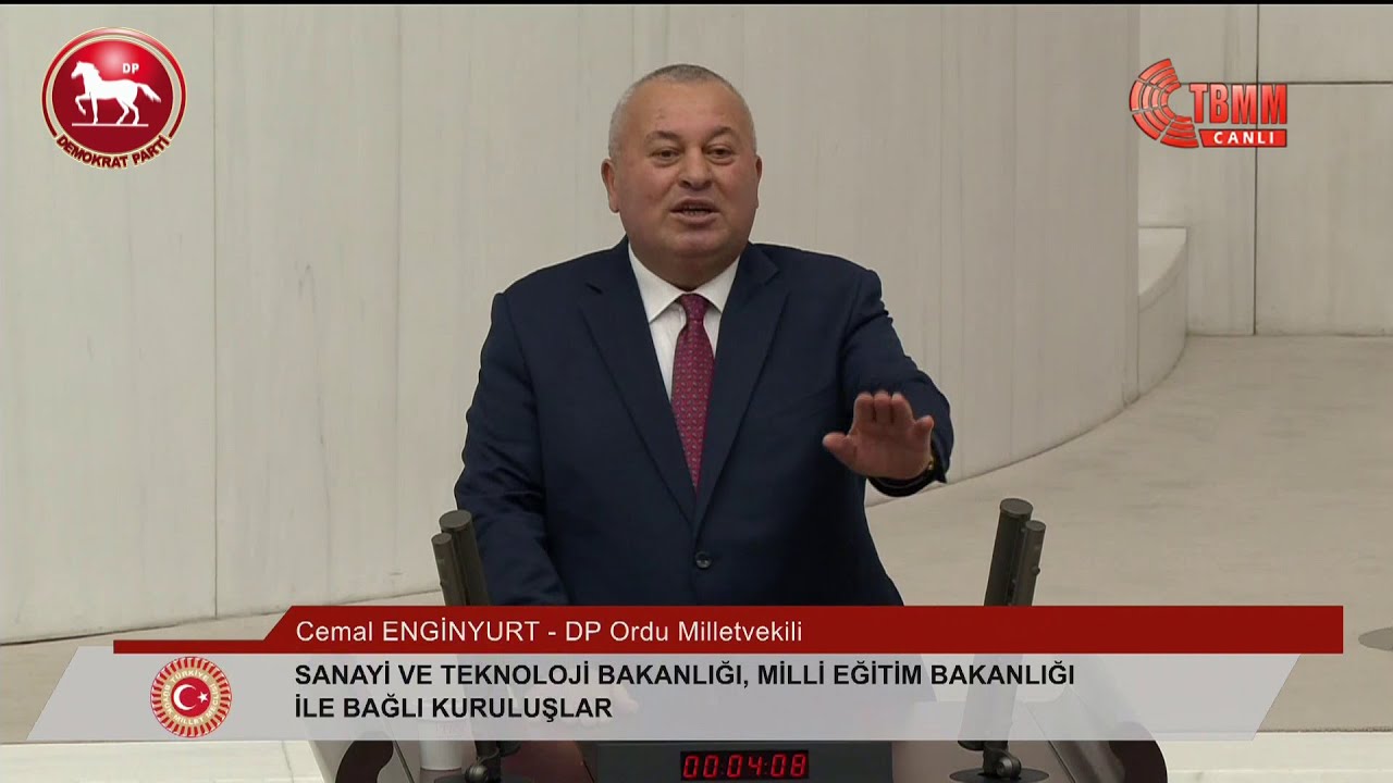Demokrat Parti Genel Başkan Yardımcısı Cemal Enginyurt'un 2023 bütçe ...