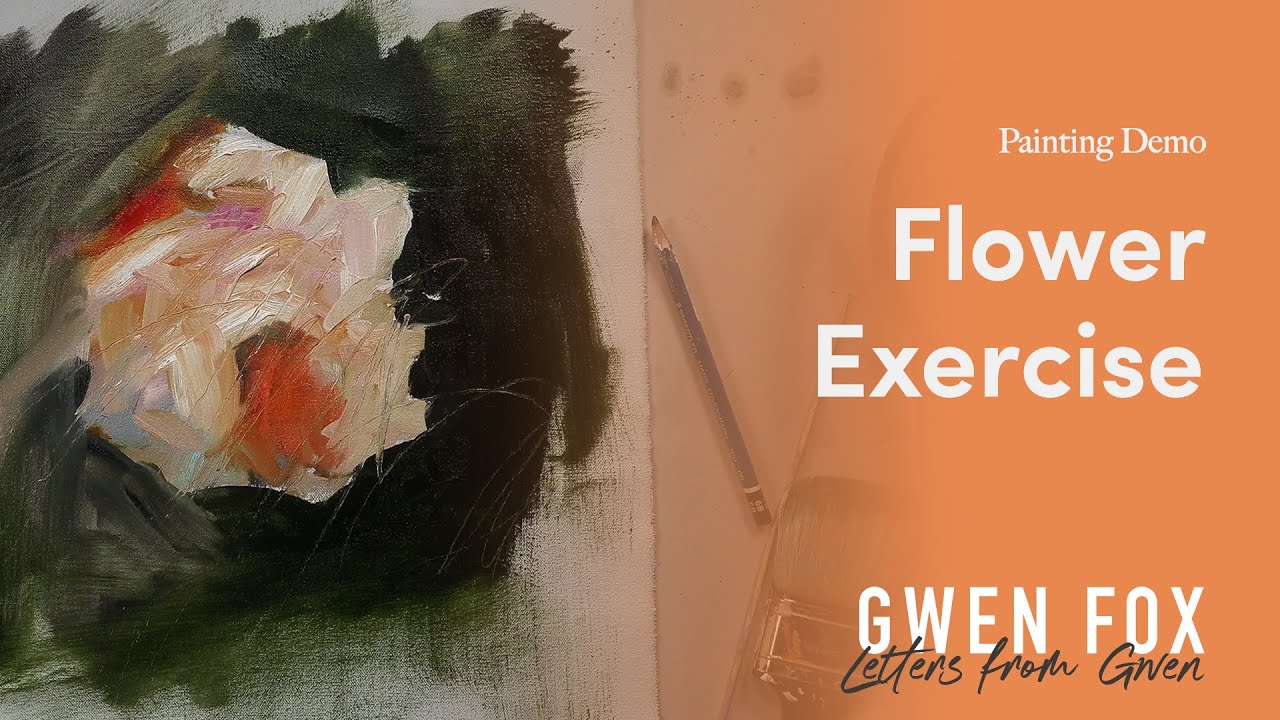 Painting Demo: Flower Exercise - YouTube