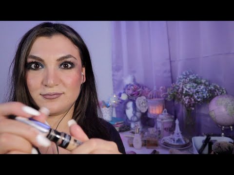 Posh makeup ASMR Roleplay | Brushing sounds - YouTube