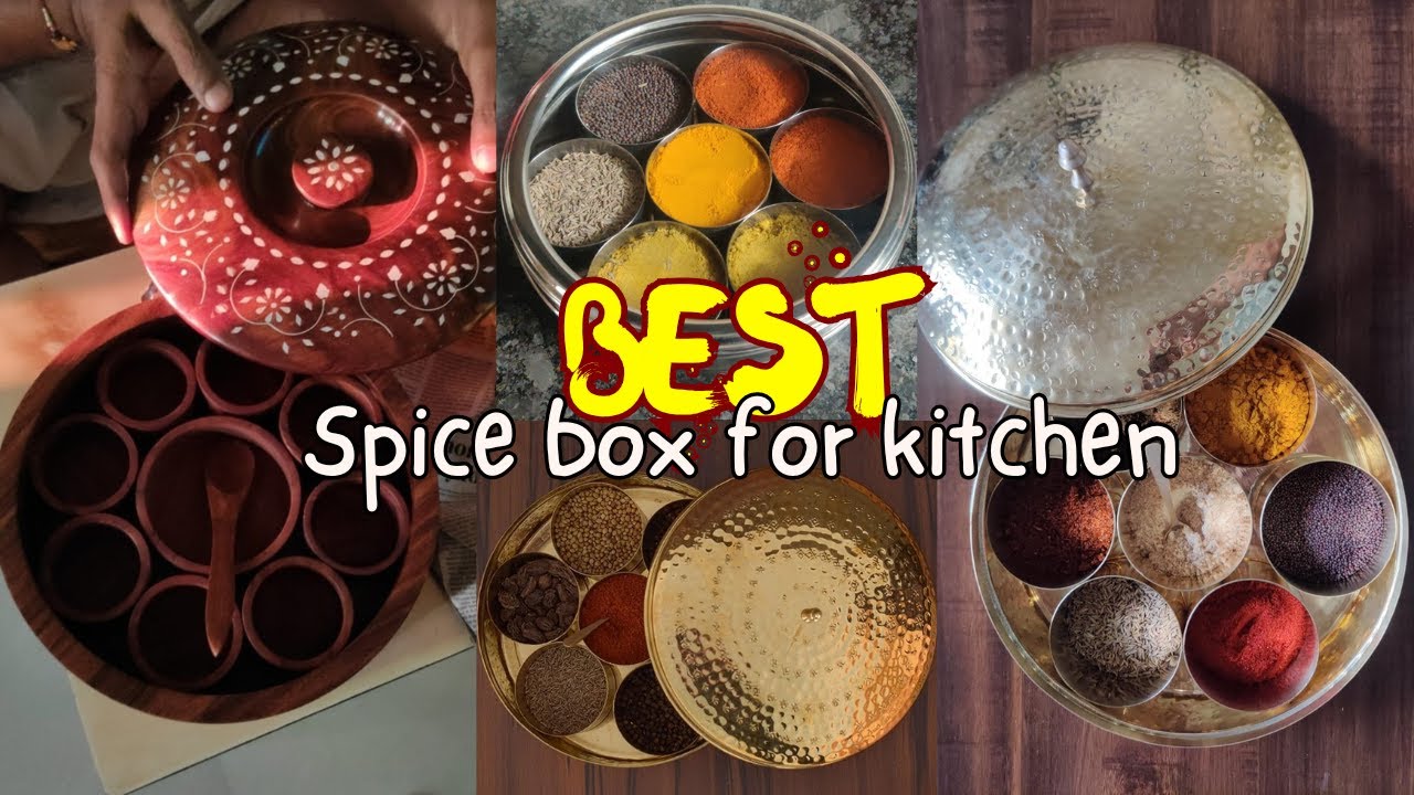 Best masala box for kitchen | Indian Spice Storage & Organisation ...