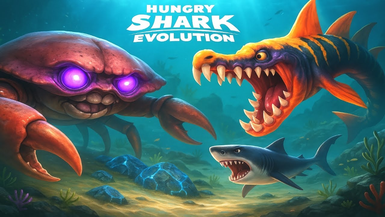 Hungry Shark Evolution - Shark Simulator | RKM Gaming | Sea Animals ...