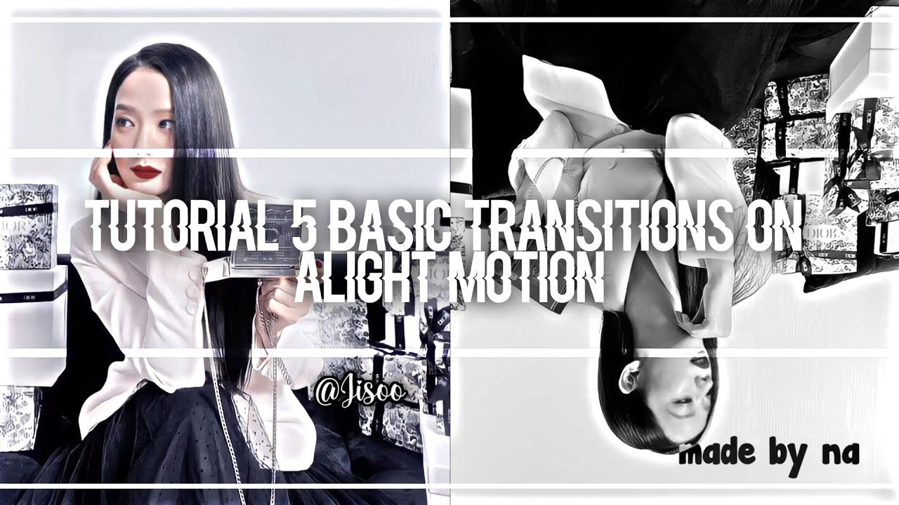 Tutorial 5 basic transitions on alight motion ||#55 - YouTube