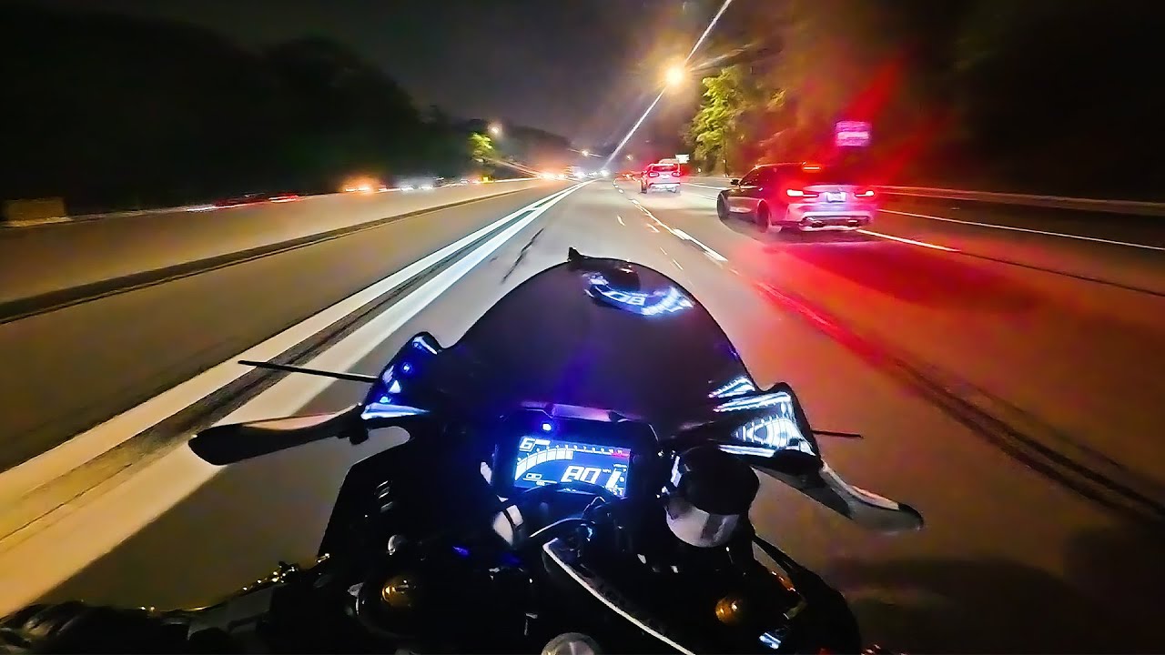 LATE NIGHT YAMAHA R7 PURE RIDE (TOCE Full System Exhaust) - YouTube