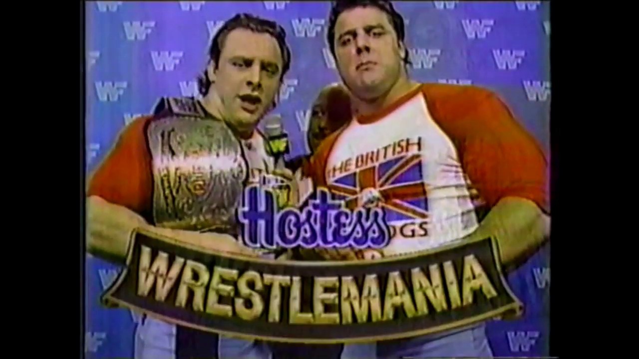 The British Bulldogs - WWF Stickers Hostess Munchies Potato Chips ...