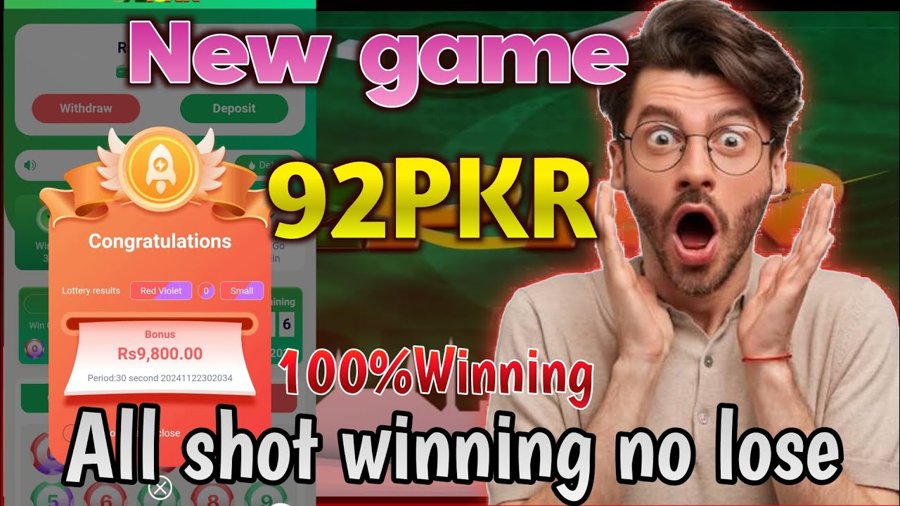 92PKR game no lose winning 💯 - YouTube
