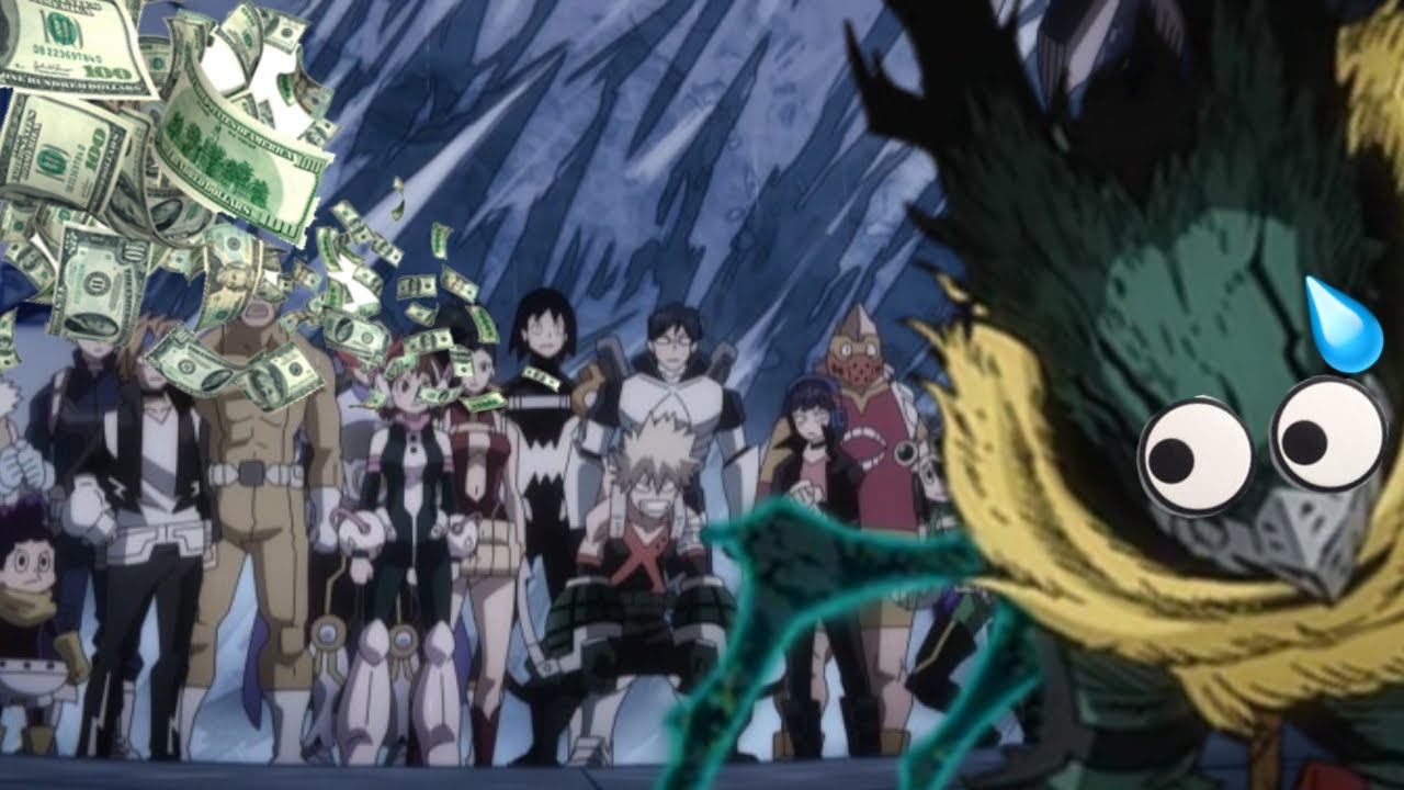Deku owes class 1a money - YouTube