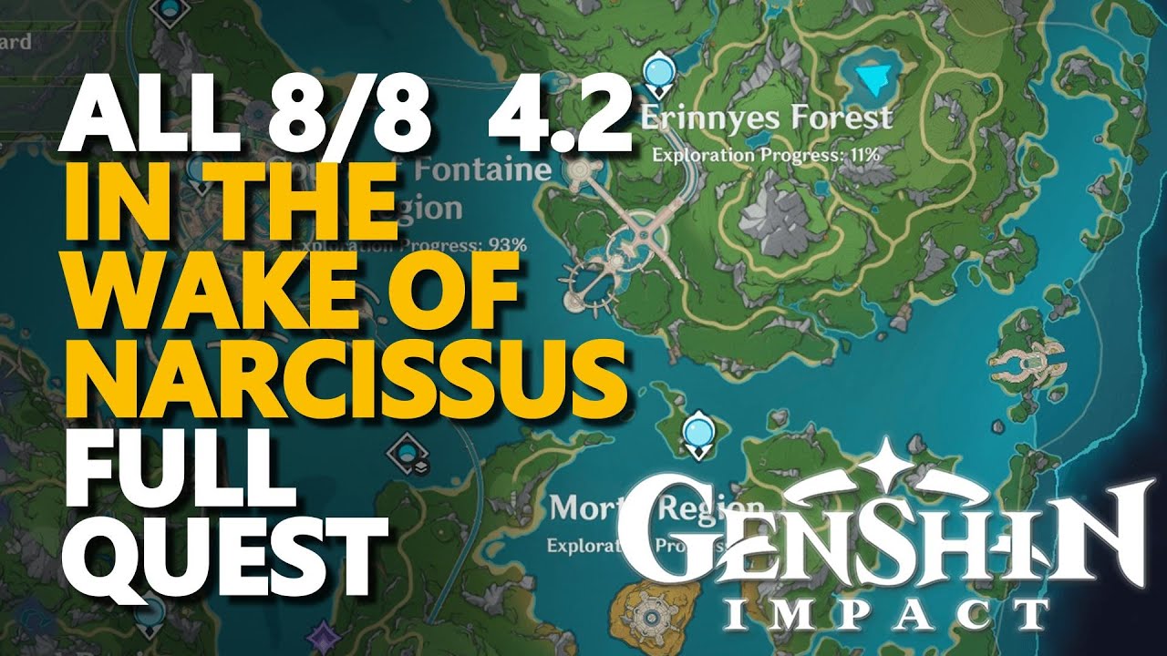 In the Wake of Narcissus Full Quest 4.2 Genshin Impact - YouTube