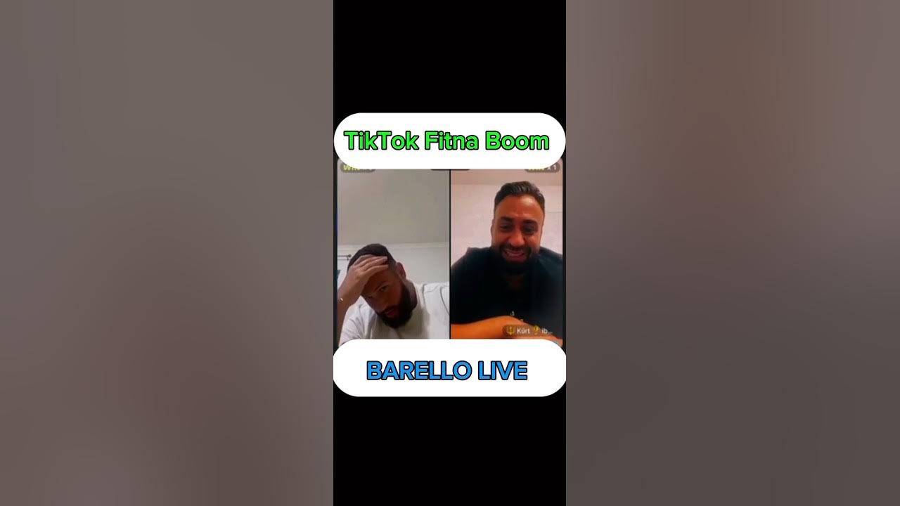 BARELLO LIVE MIT KÜRT IBO #fitna #live #tiktokdeutschland - YouTube