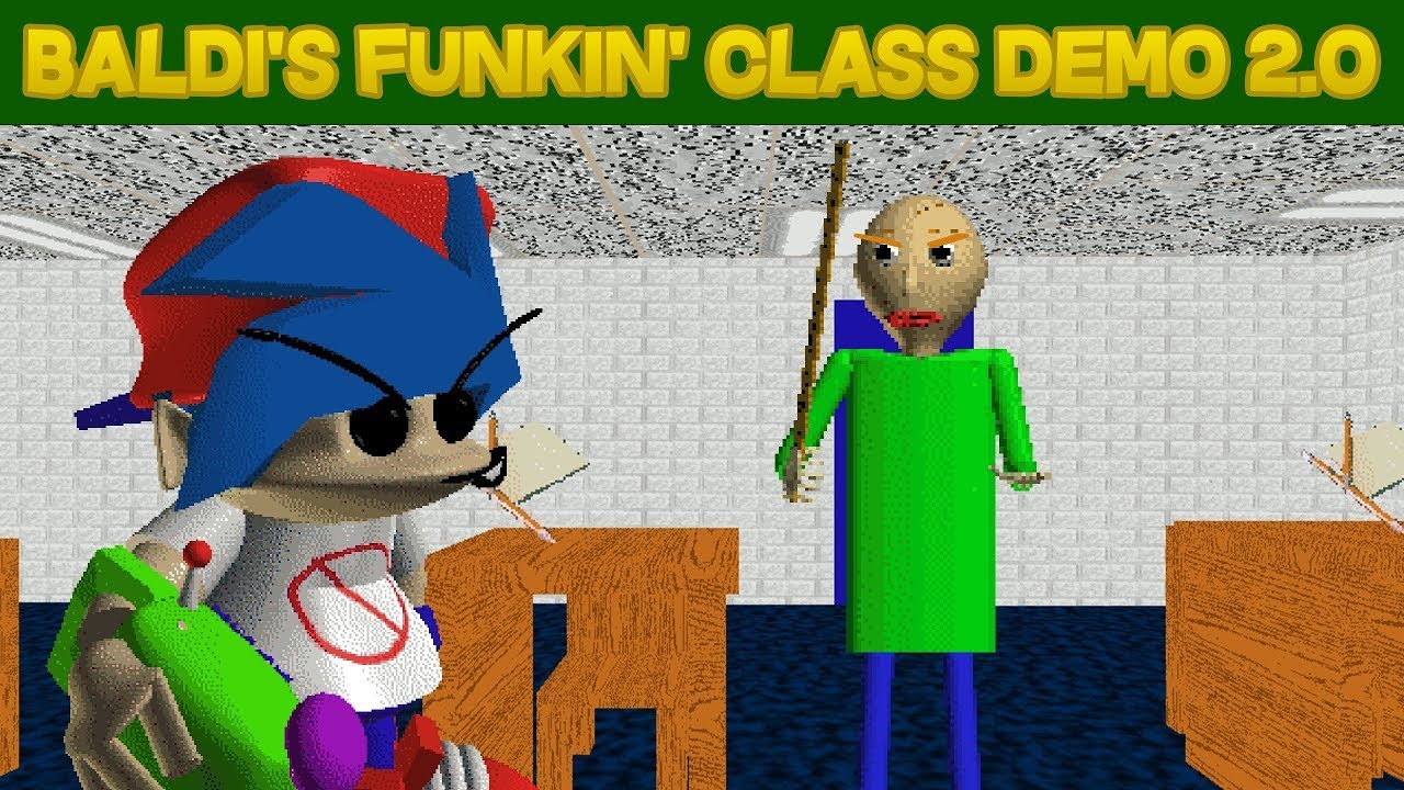 FNF: VS Baldi Funkin Class 2.0 - FNF MOD HARD - YouTube