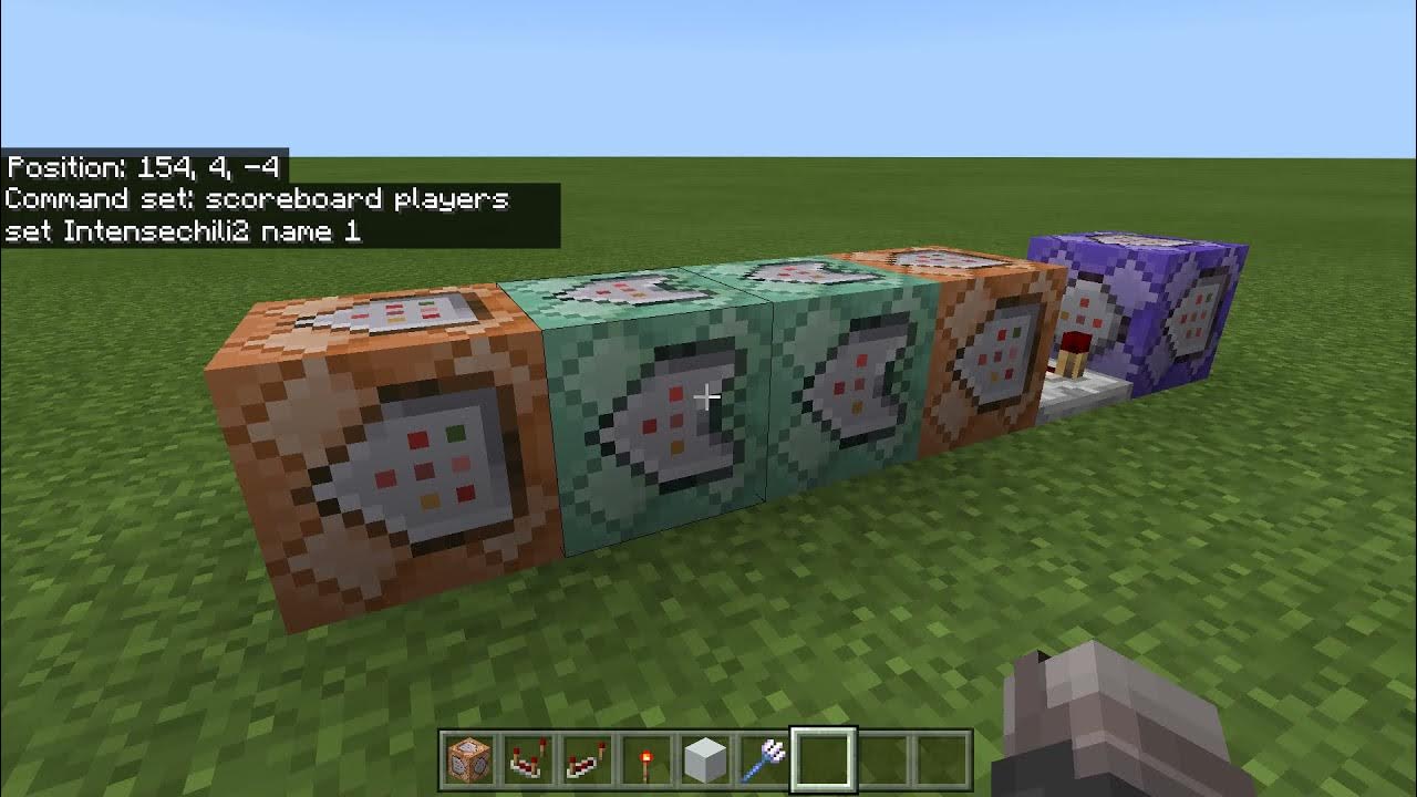 How to detect where the player is looking at in minecraft pe - YouTube