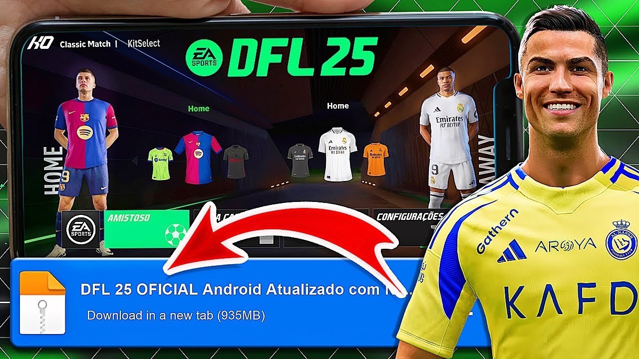 😱 DFL 25 DOWNLOAD MEDIAFIRE DIRETO! COM MODO CARREIRA NO ANDROID ...