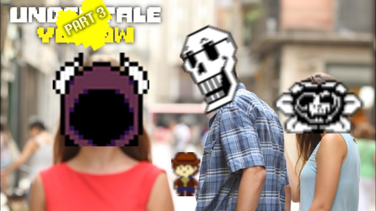 PAPYRUS AND FLOWERY PLAY UNDERTALE YELLOW (PART 3) BEFRIENDING DALV ...