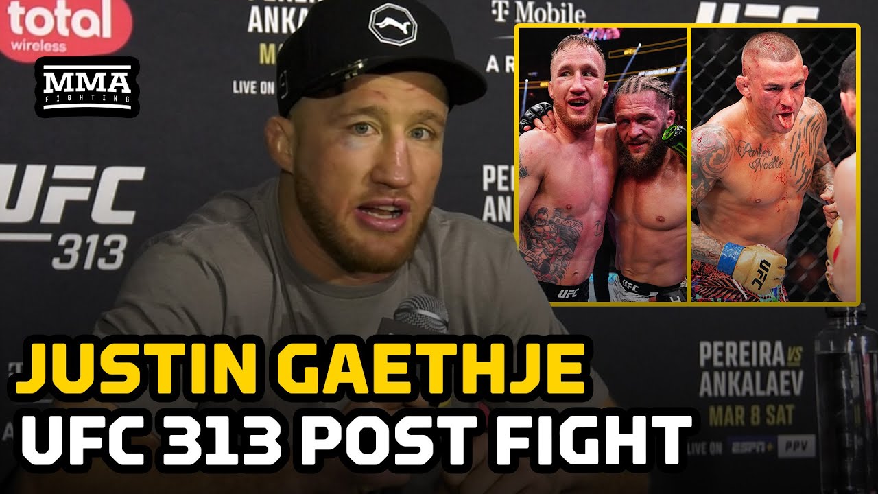Justin Gaethje Reacts To Win Over Rafael Fiziev, Not Interested In ...