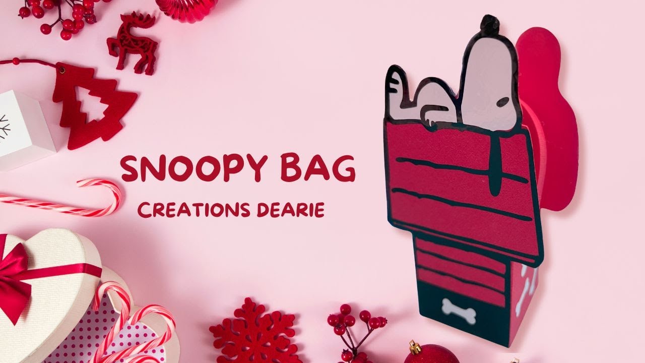 Papercraft Snoopy Bag - YouTube