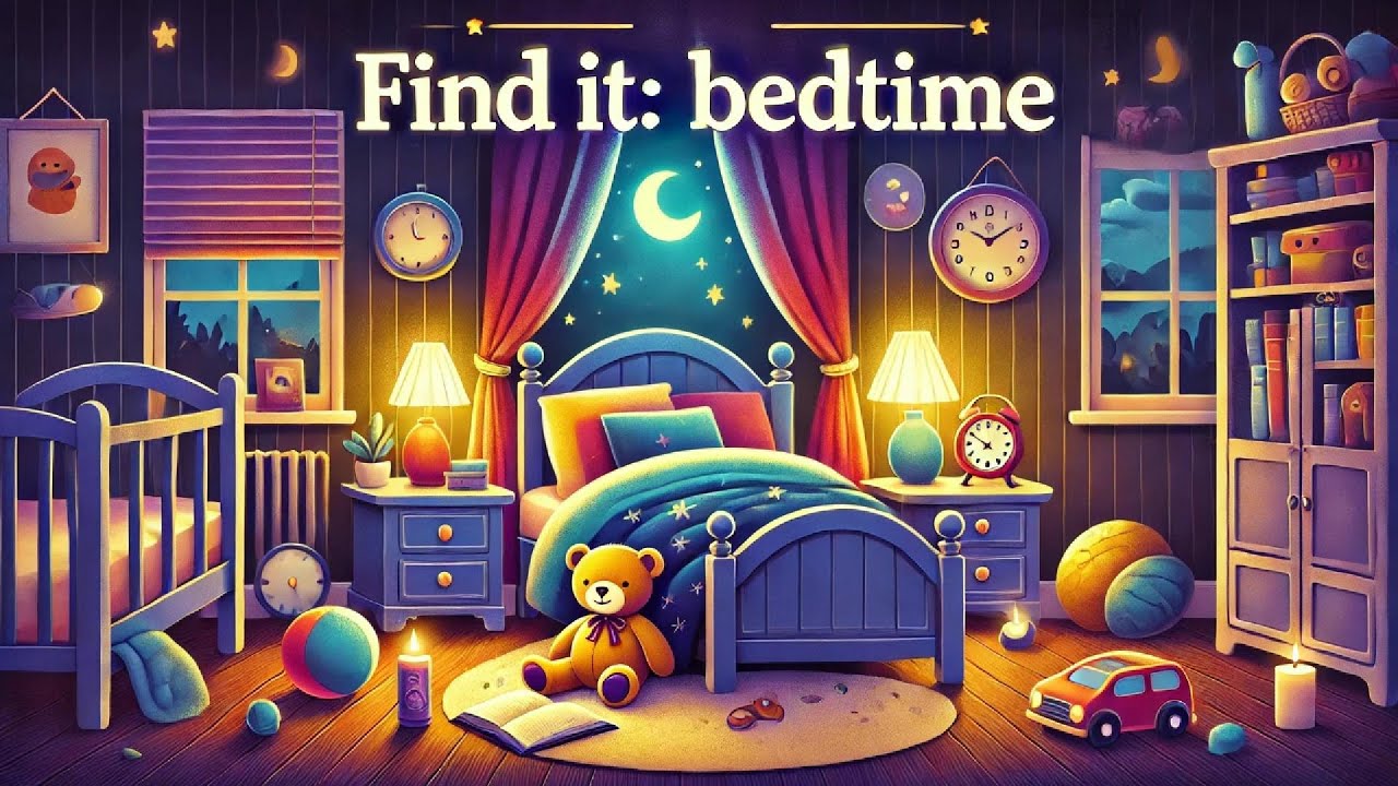Find It Bedtime - Read-Along About Bedtime Routines - YouTube