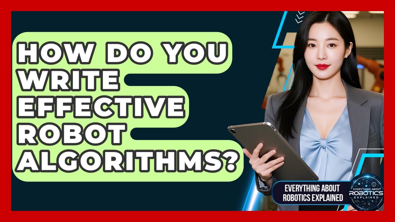 How Do You Write Effective Robot Algorithms? - Everything About Robotics Explained - YouTube